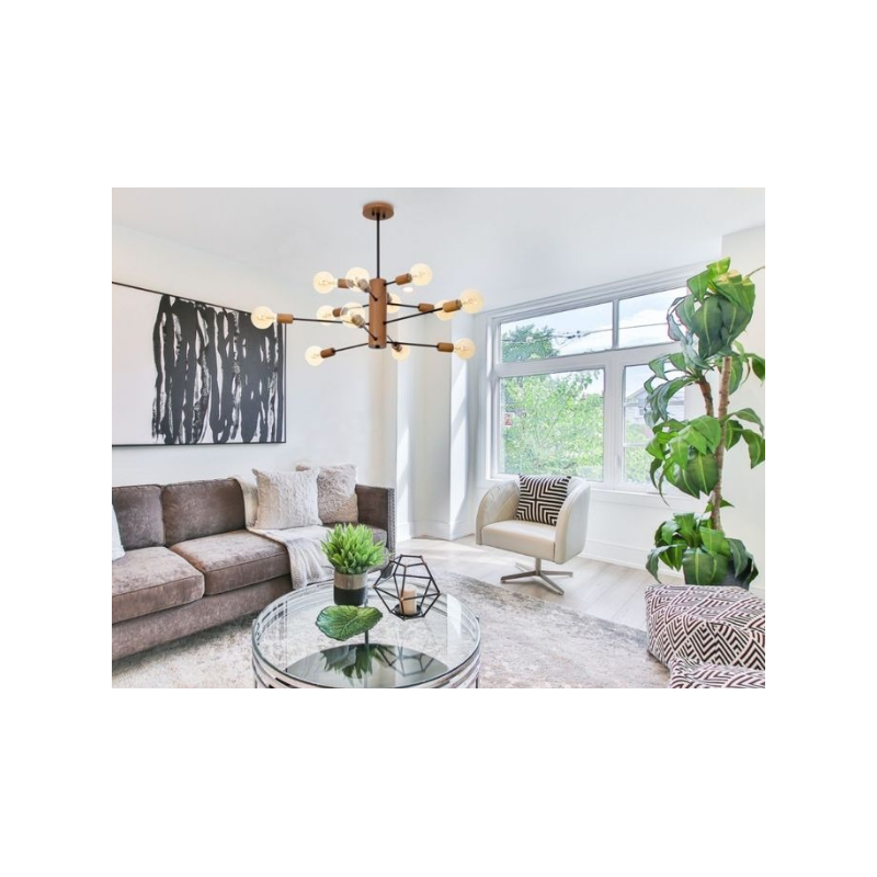 Lustre Madelustre Ana 12 Lâmpadas - Casa JHS